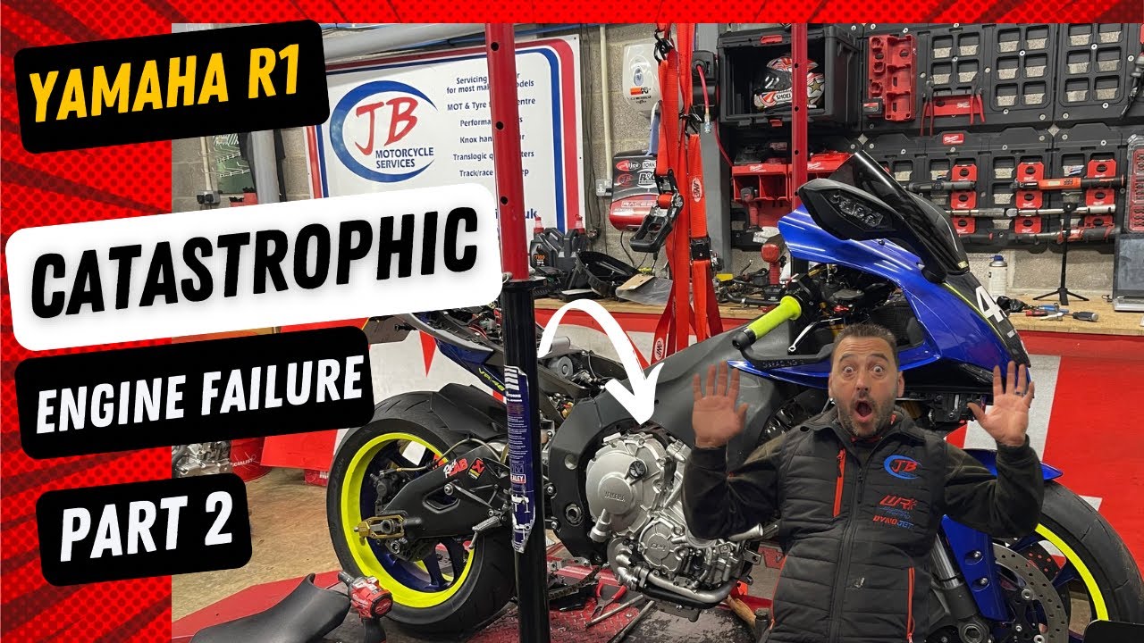 Yamaha r1 engine failure,part 2 @jbsworkshop - YouTube
