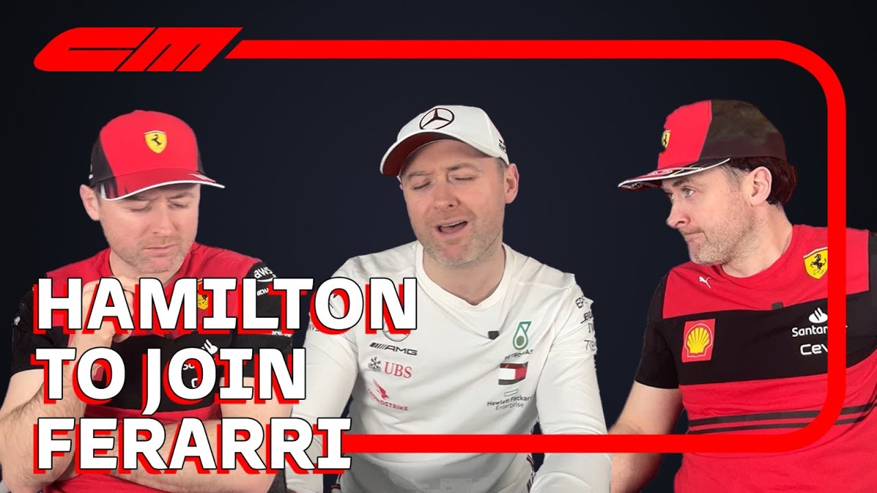 Hamilton SIGNS for Ferrari!!! - YouTube