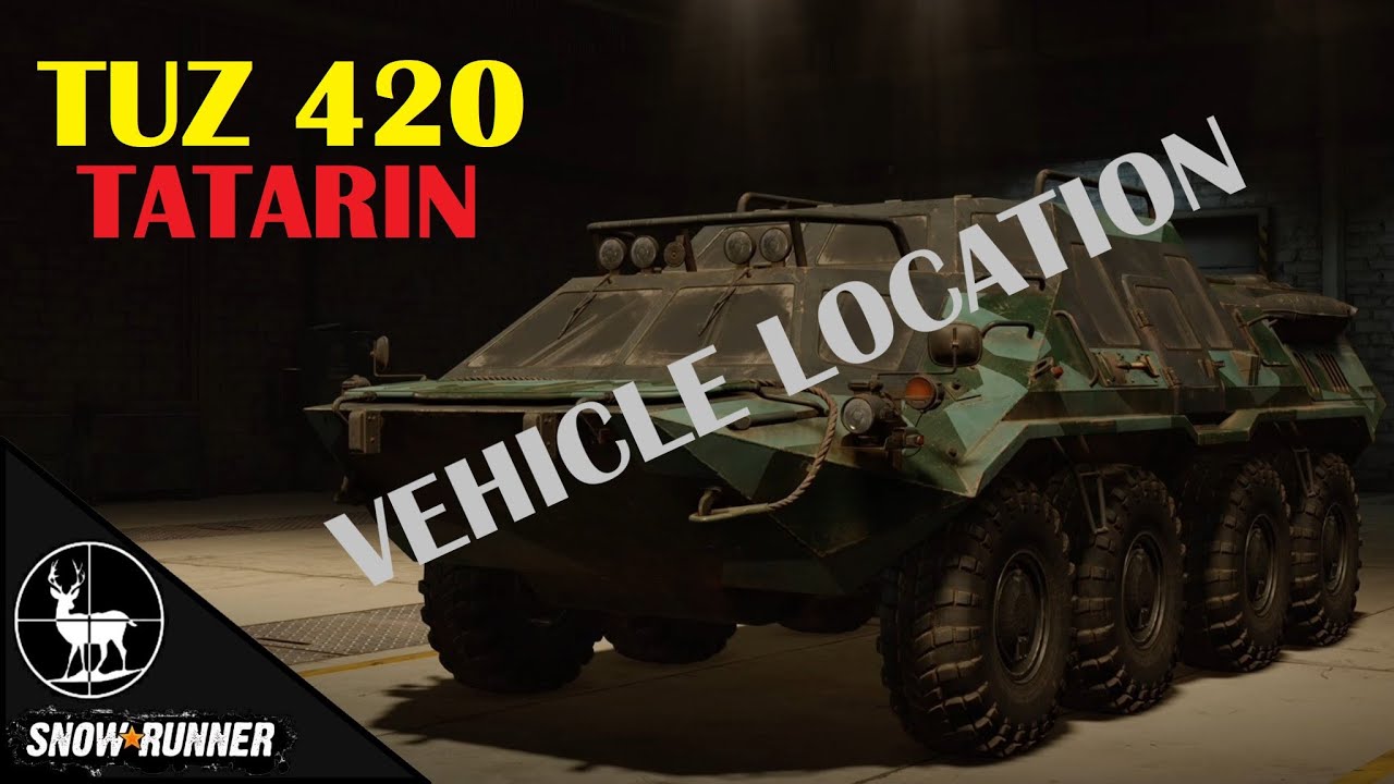 How To Unlock TUZ 420 (Rift Map) SNOWRUNNER Vehicle Location - YouTube