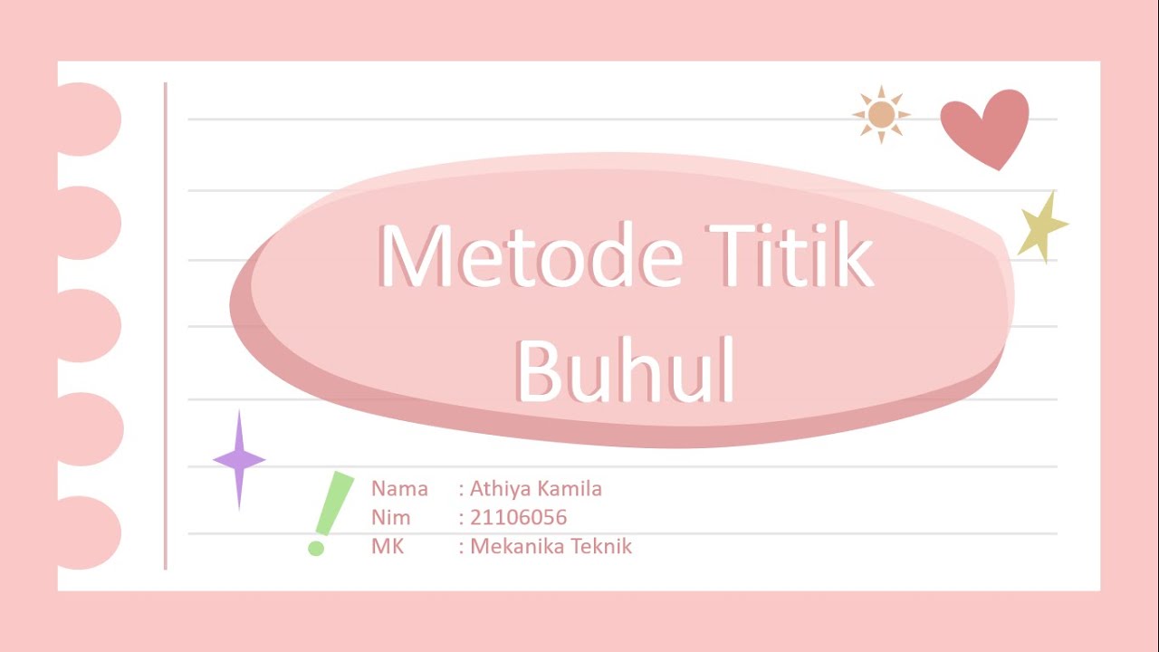 Metode Titik Buhul - YouTube