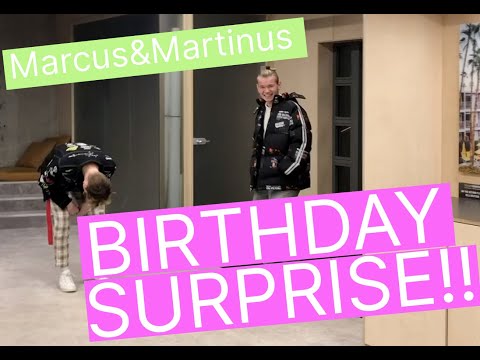 Marcus&Martinus – We got a surprise party for our 18th birthday!!