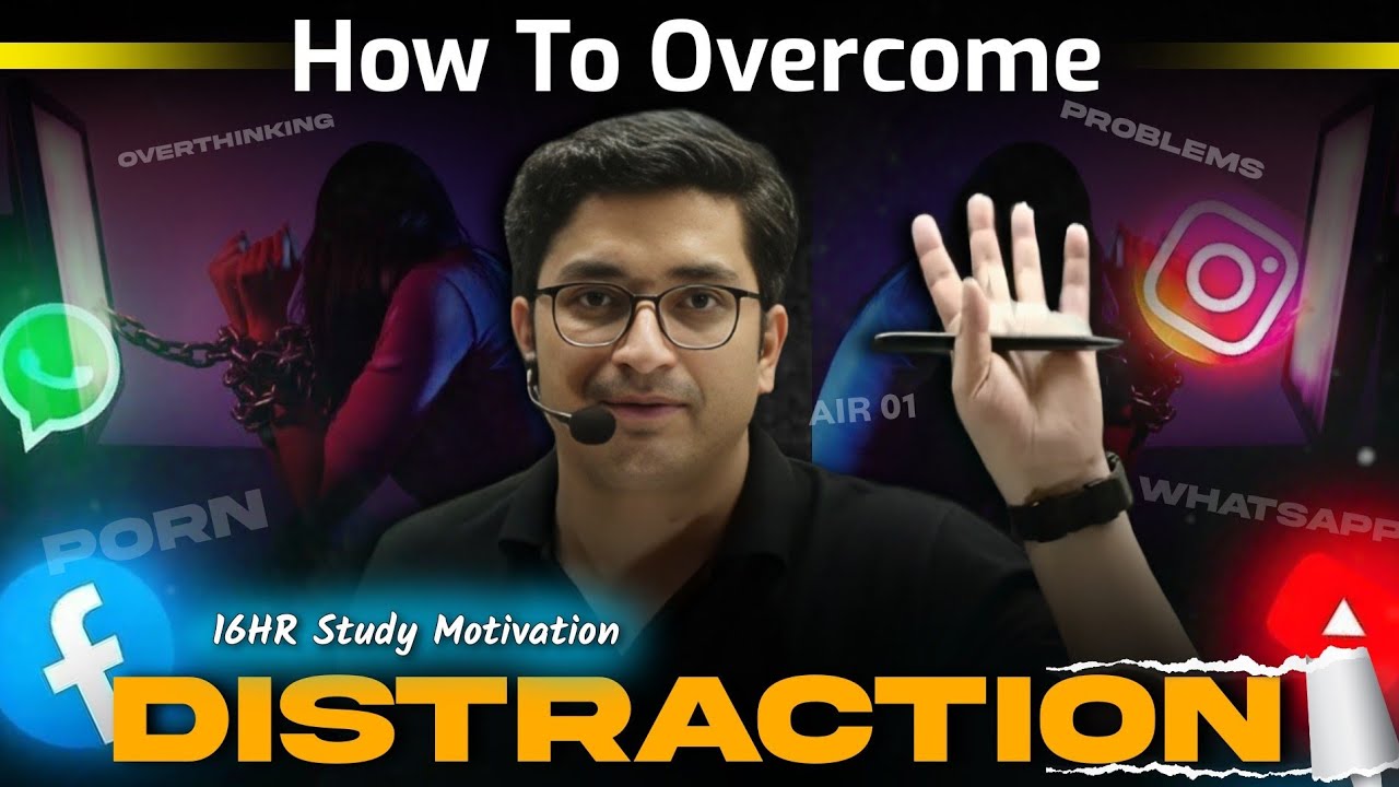 How To Overcome Distraction🔥| Sachin Sir Motivation | IIT JEE NEET UPSC ...