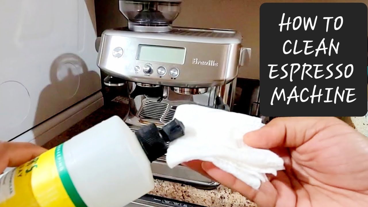 How to clean Espresso Machine - YouTube