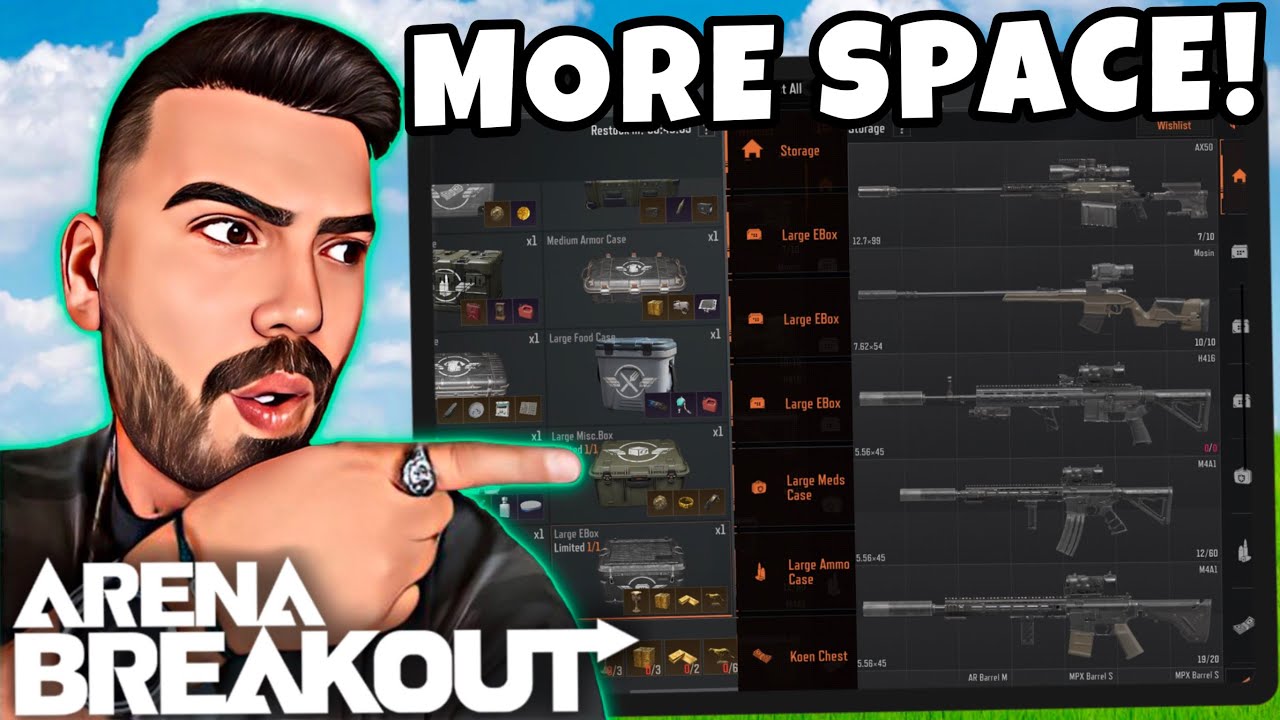 INCREASE STORAGE IN ARENA BREAKOUT! MORE SPACE - YouTube