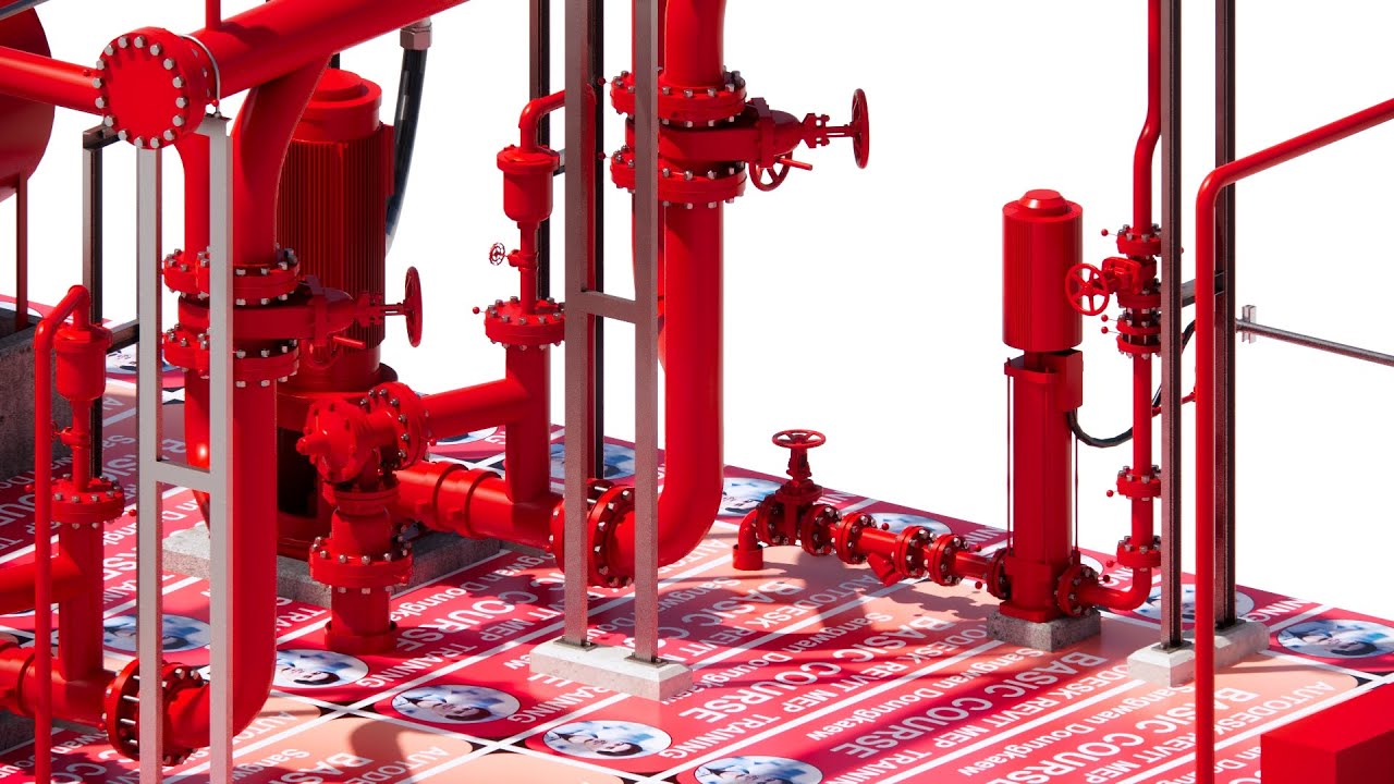 Revit Fire Pump Room Speed x 10 - YouTube