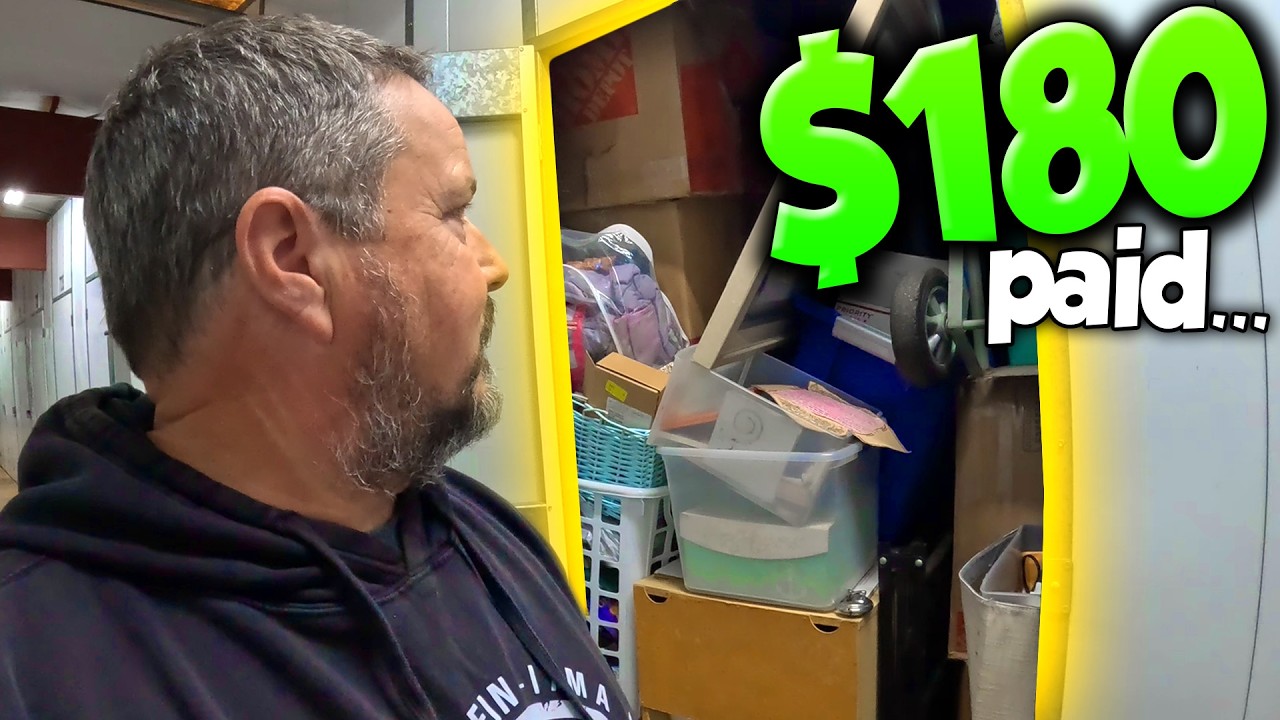 We found PILES OF MONEY inside this storage unit! This is exciting ...