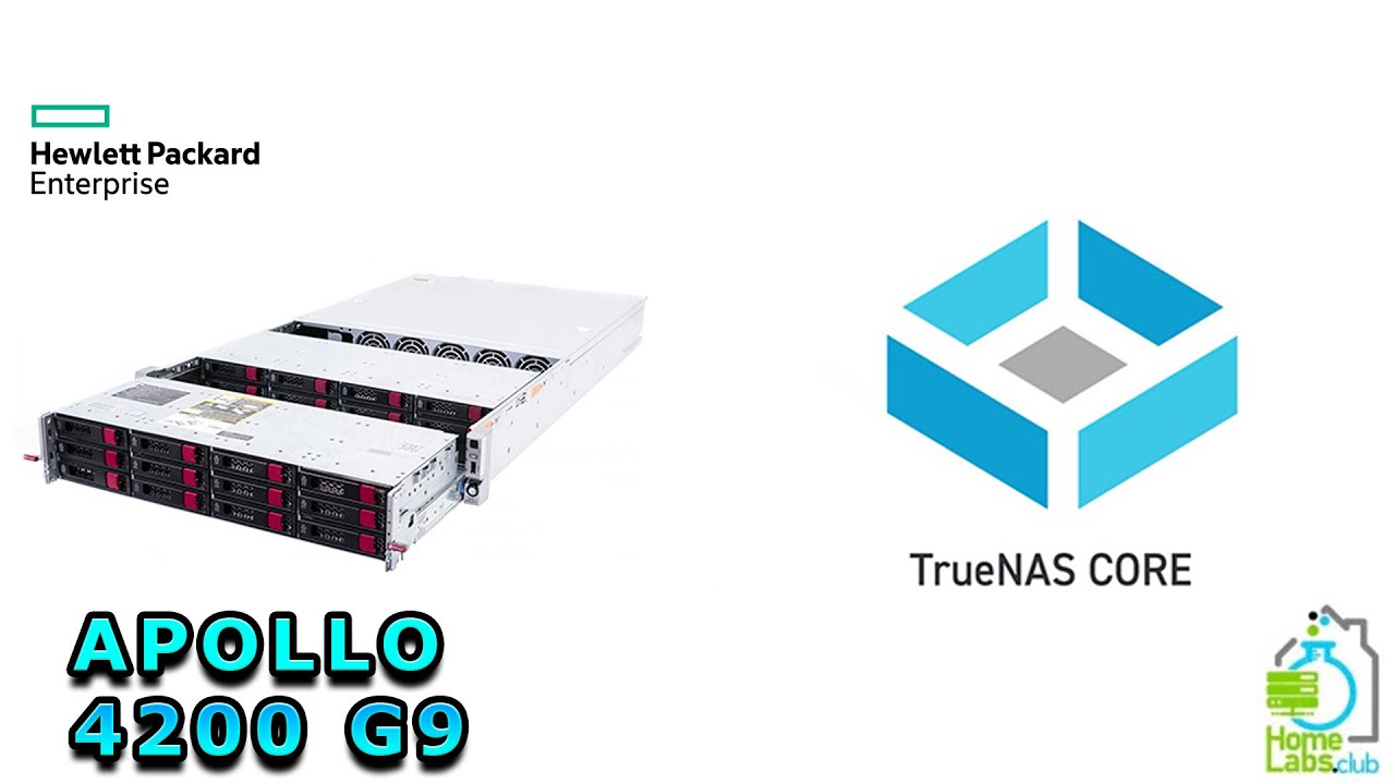 Servidor HPe Apollo 4200 Gen9 Como Instalar Truenas - YouTube