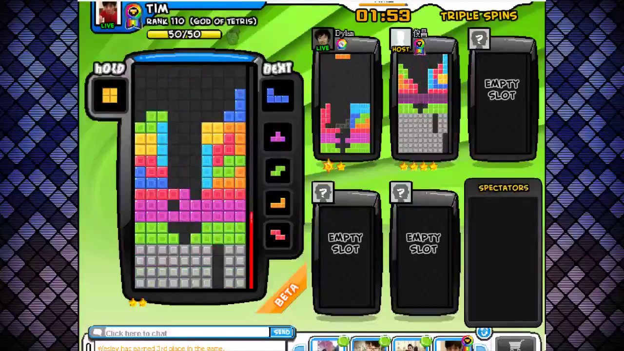 Tetris Battle - Wow. Actual Playable Games. - YouTube