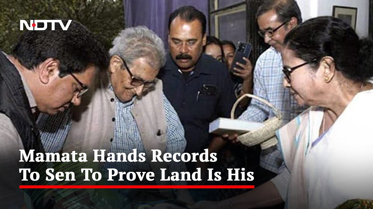 "Now You Have Proof": Mamata Banerjee Gives Land Documents to Amartya ...