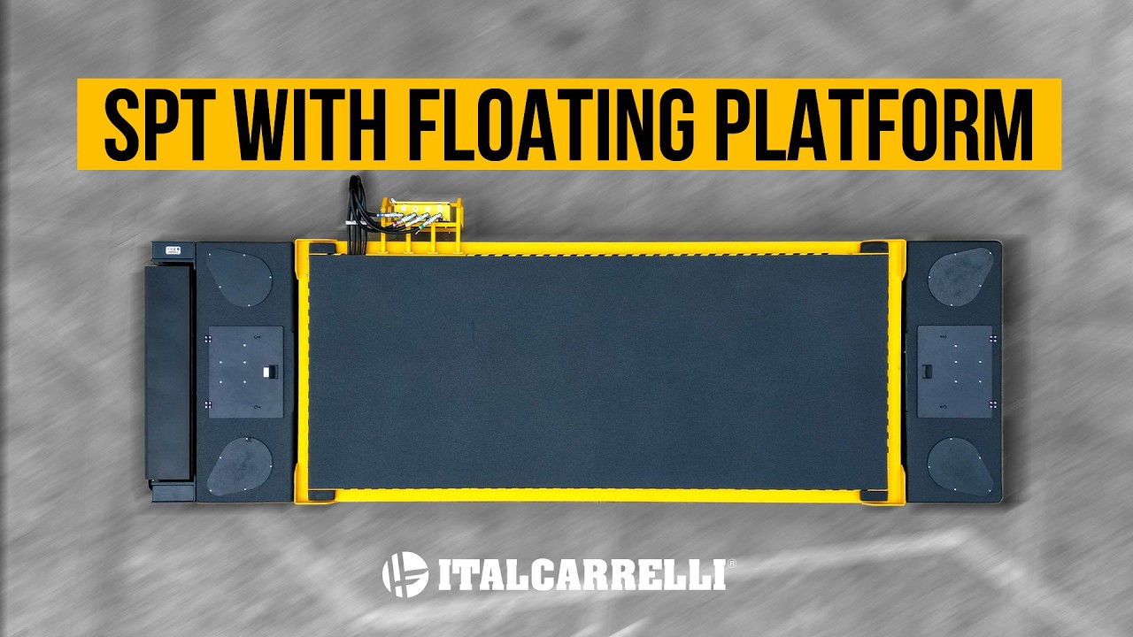 PM110E transporter moves up to 14 tons for railway assembly with ...