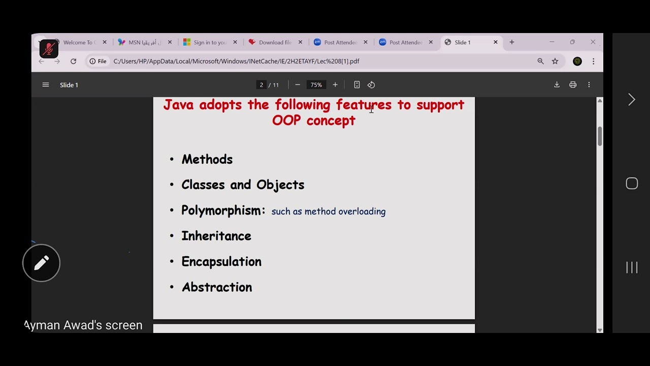 Programming | Introduction to OOP ( part1 ) | د/نهى صقر - YouTube