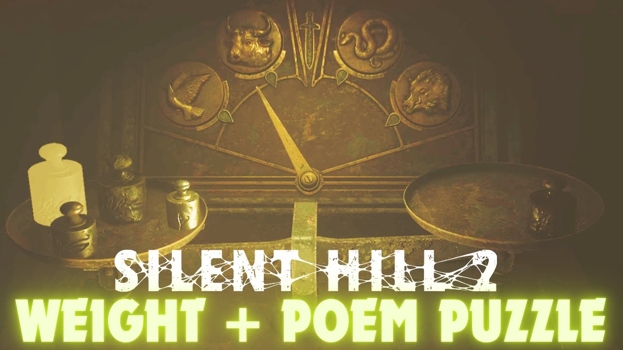 Silent Hill 2 Remake - Weights & Poem Puzzle | Labyrinth | HARD ...