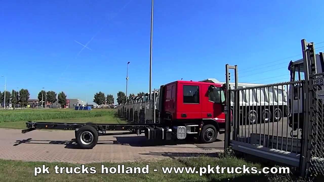 pktrucks Iveco Eurocargo ML120EL22DP 4x2 truck chassis with double ...