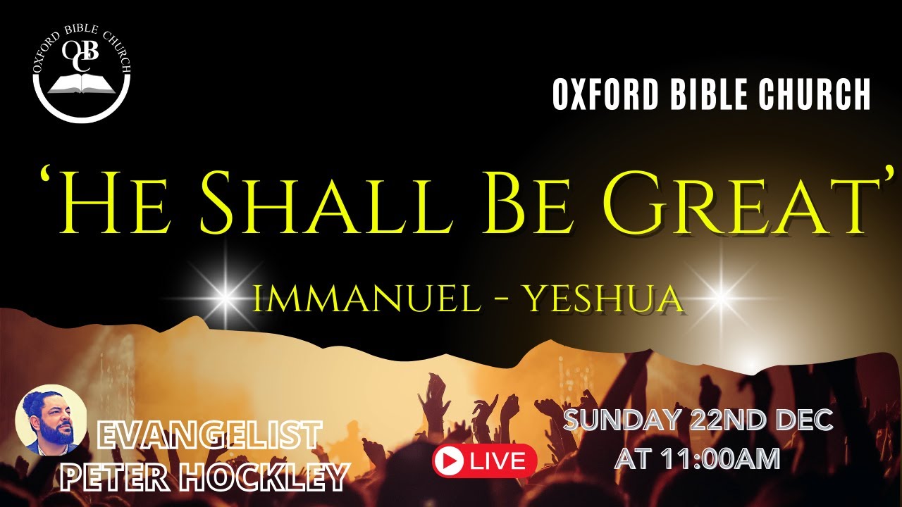 🔴 LIVE | 11AM: Sunday 22nd December - Evangelist Peter Hockley - ' He ...