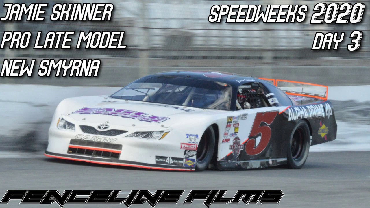 Jamie Skinner Pro Late Model Incar Camera New Smyrna Speedweeks 2020 ...