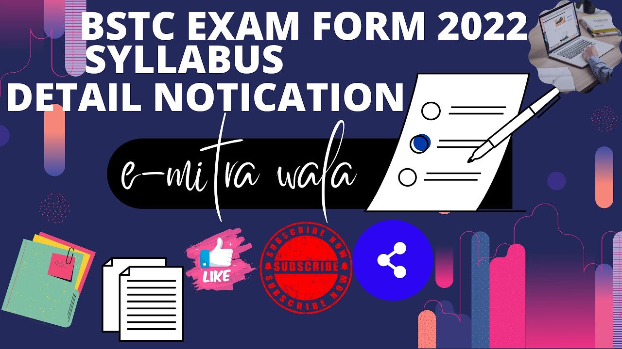 BSTC EXAMINATION 2022 (PRE DELED) - YouTube