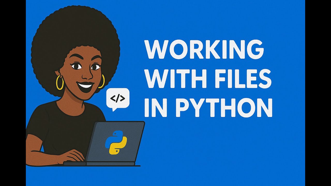 Lesson 19: Working with Files in Python - YouTube