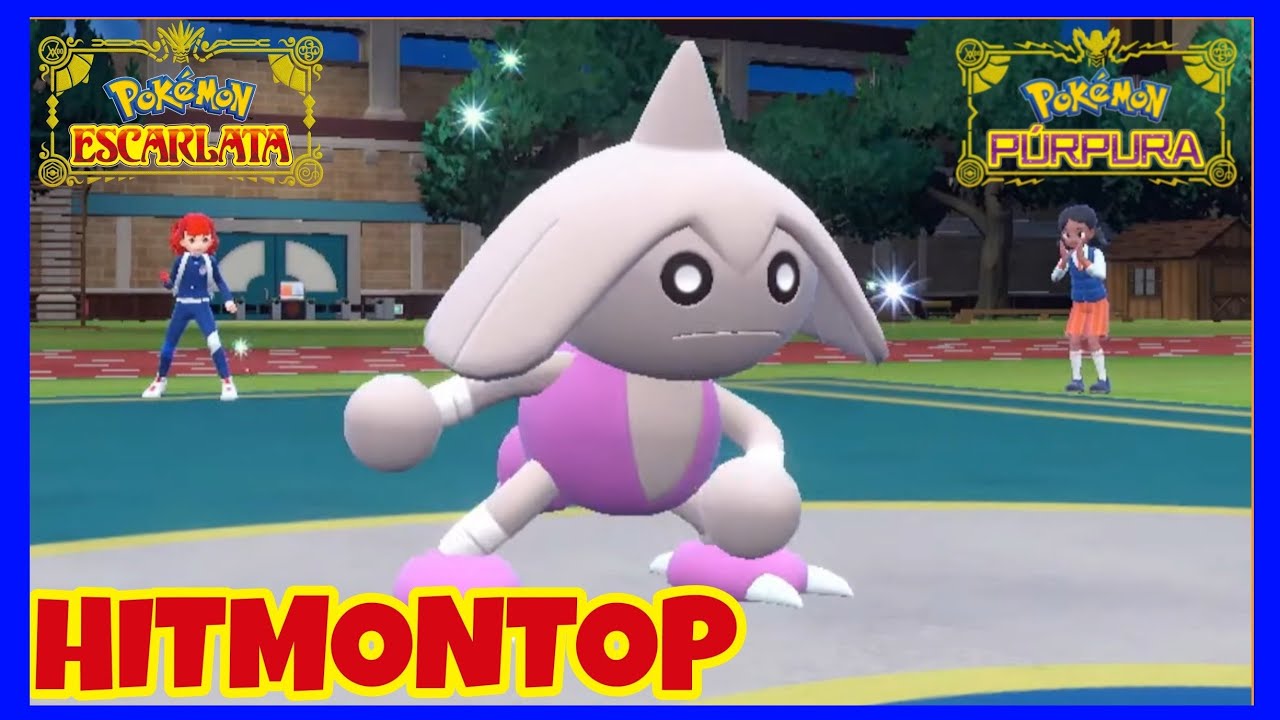 HITMONTOP el PECHO FRIO en POKÉMON ESCARLATA y PÚRPURA - YouTube