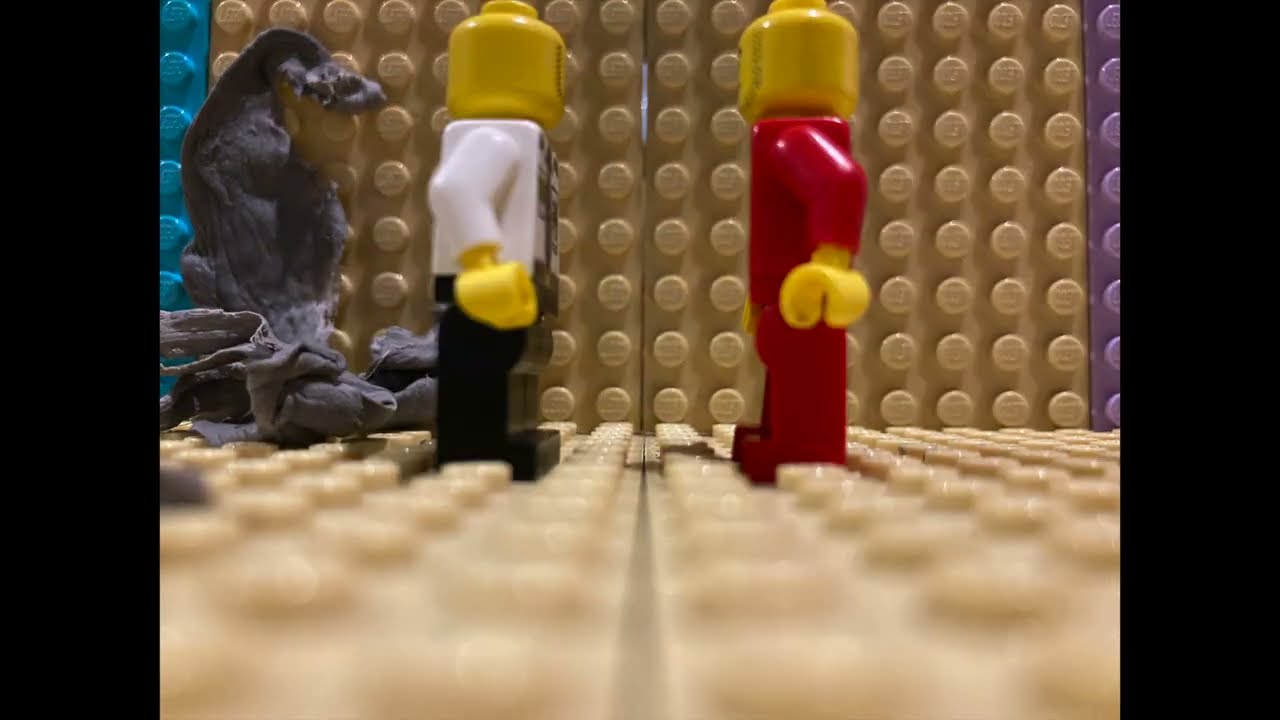 Lego Man vs the Blu Tack ball - YouTube