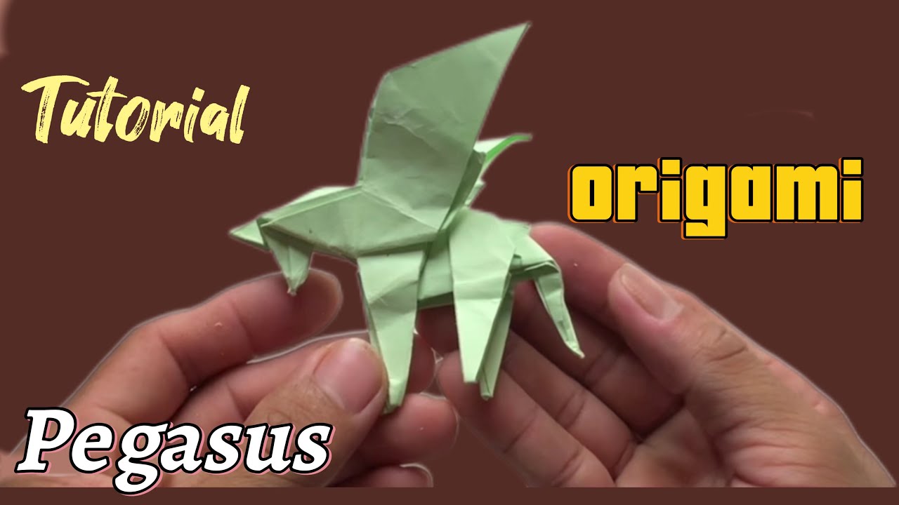 Learn To Craft Your Own Magical Paper Pegasus! - YouTube