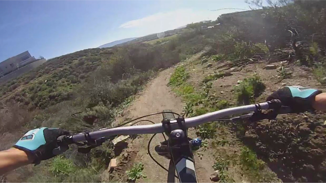 Mountain Biking Sky Canyon Trails - YouTube