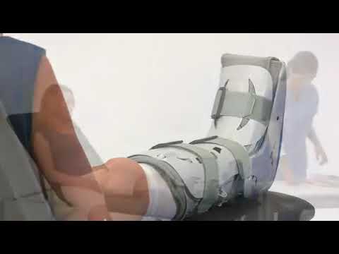 Aircast XP Diabetic Walker System- Fitting Instructions - YouTube