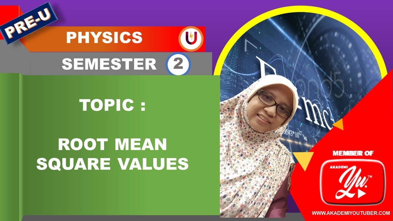 Root Mean Square Values YouTube Root Mean Square Values YouTube
