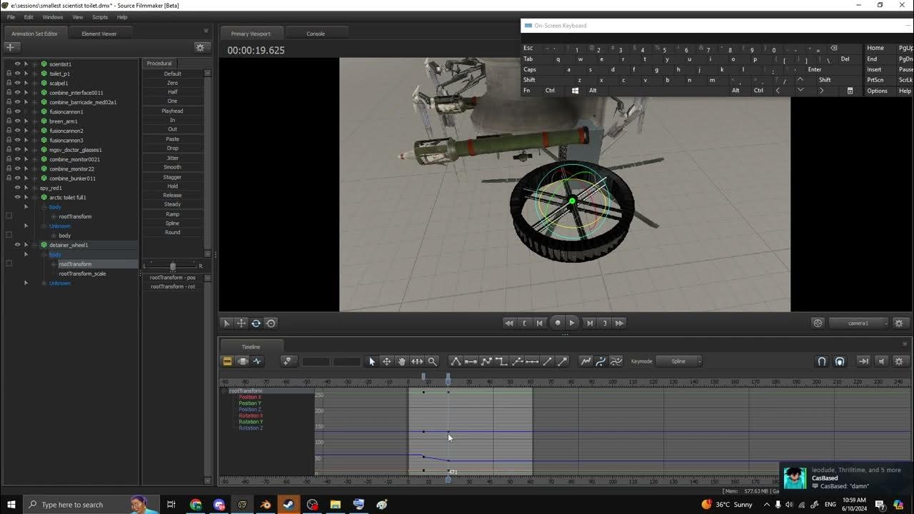 How to make a model spin many times with just two keyframes in SFM [Source Filmmaker] - YouTube