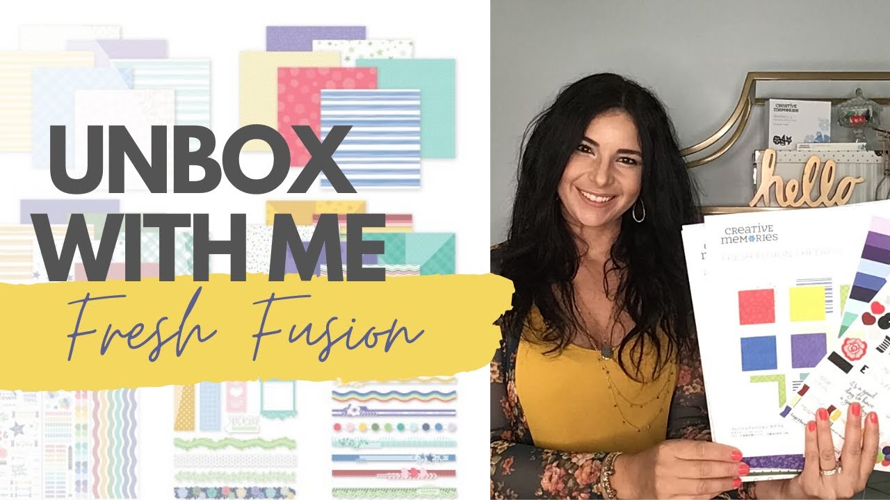 Unboxing the Fresh Fusion Collection from Creative Memories! - YouTube