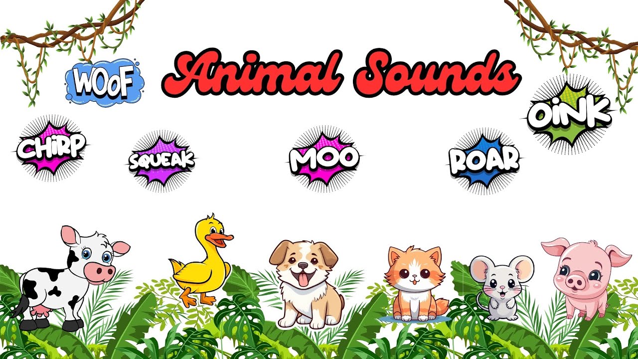 🎶 Animals Sounds Song | Learn Animal Sounds for Kids | Fun Animal Songs ...