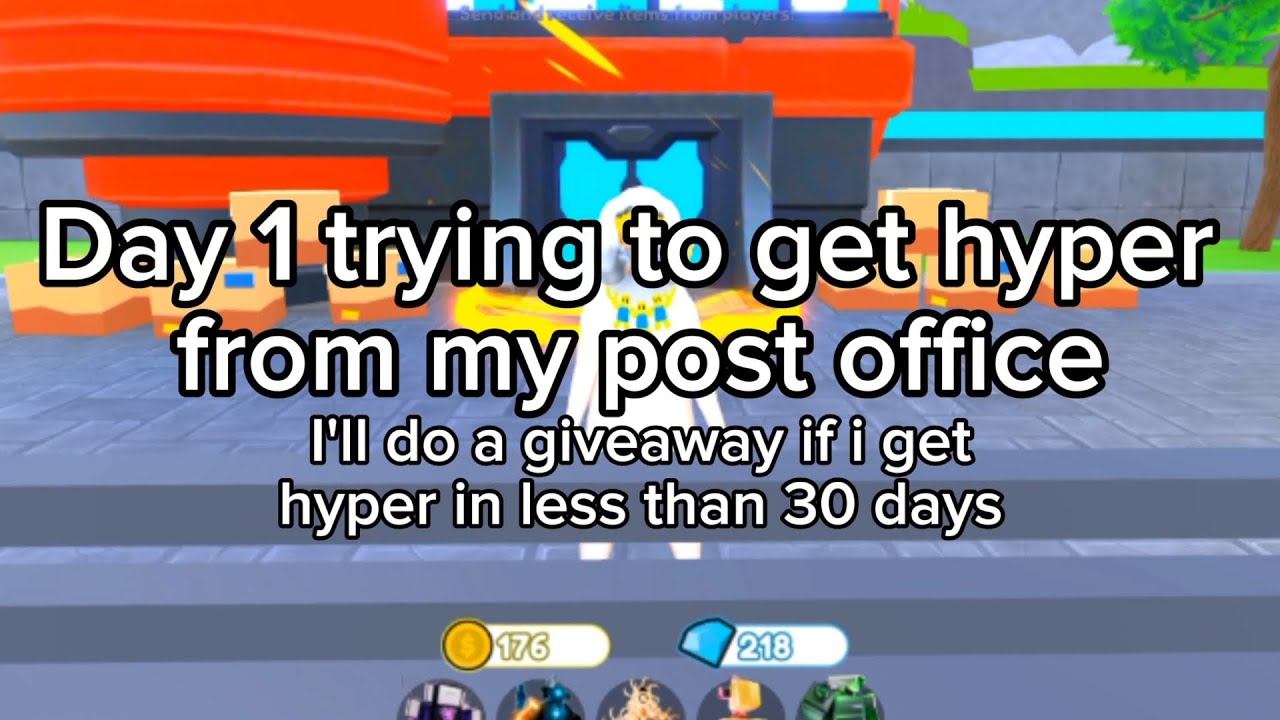 Day 1 of trying to get hyper from my post office | #roblox | My user ...