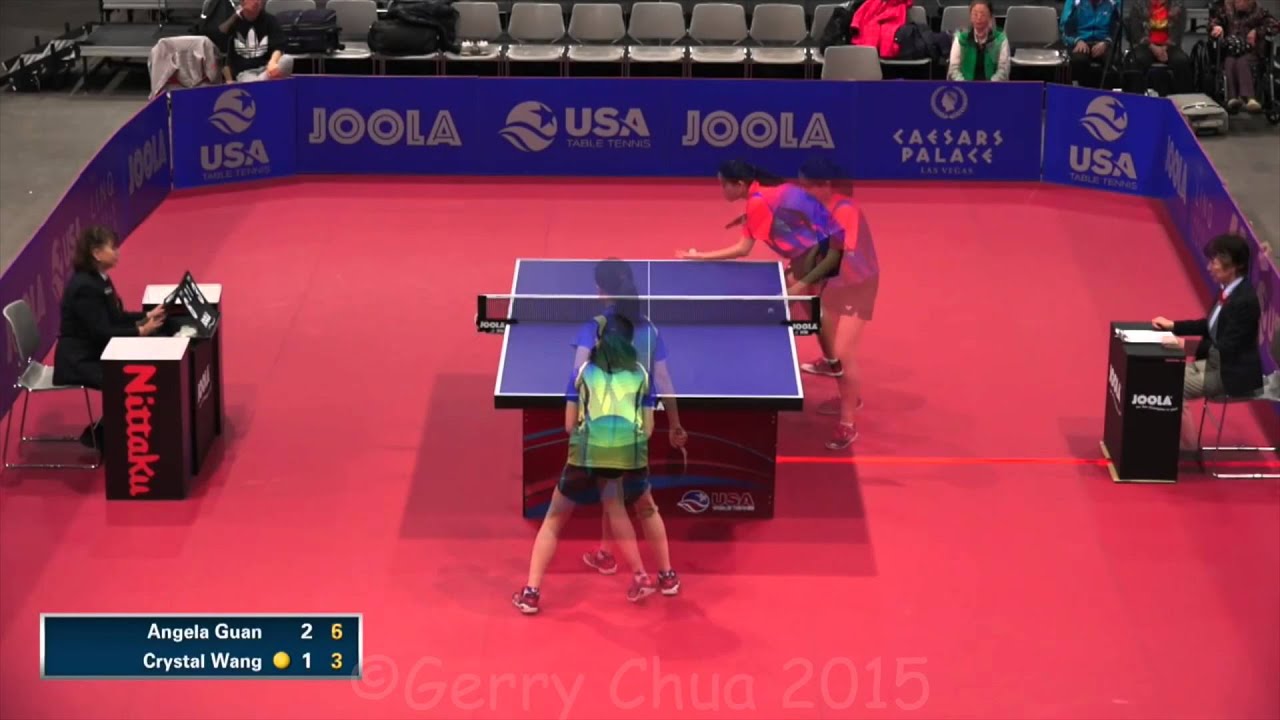 Angela Guan vs Crystal Wang QF Day 2 - YouTube