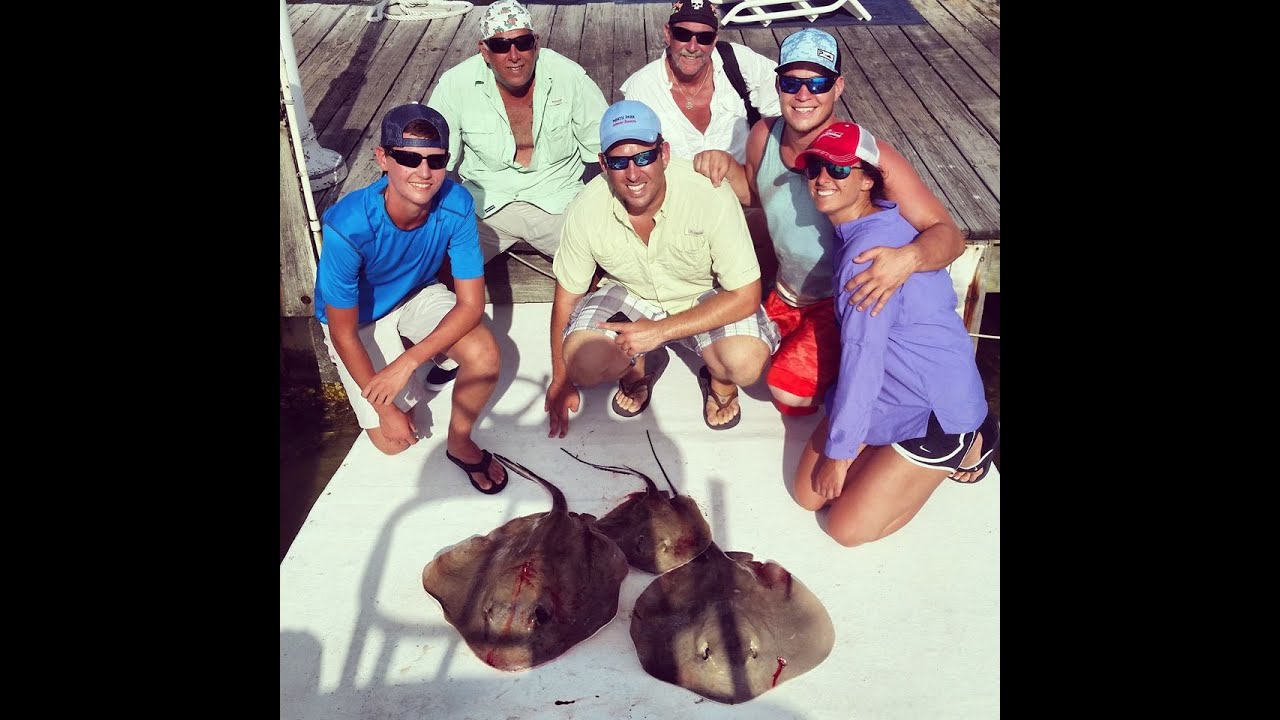 Bow Fishing For Stingray Destin Fl 2014 - YouTube