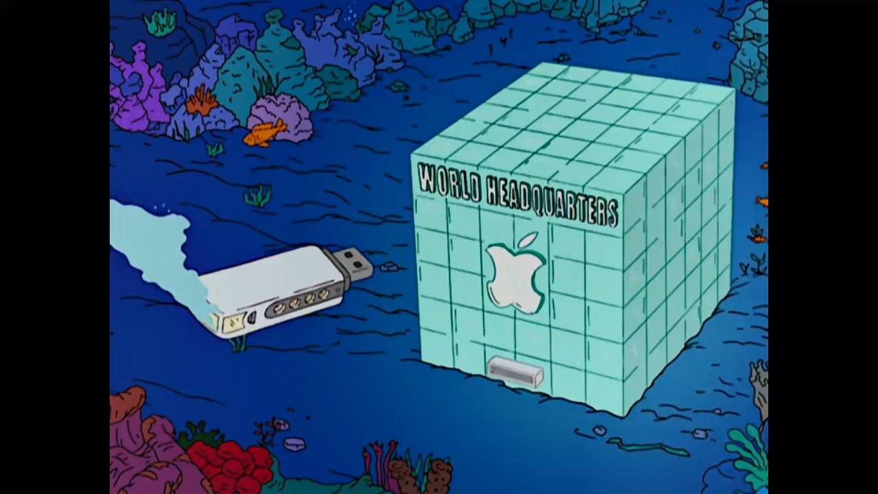 The Simpsons - Mapple & Steve Mobs 2 - YouTube