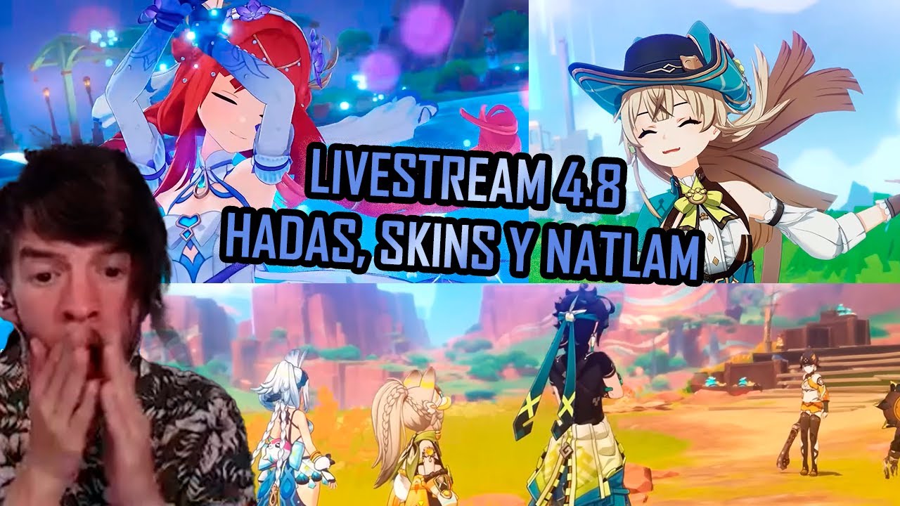REACCIÓN LIVESTREAM 4.8 MEJOR TARDE QUE NUNCA|| SKINS, MEJORAS Y NATLAM ...