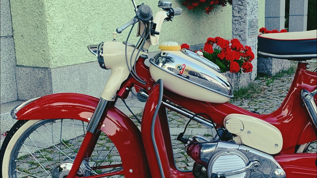 Puch VS50D 1959 - 70 ccm Airsal - YouTube