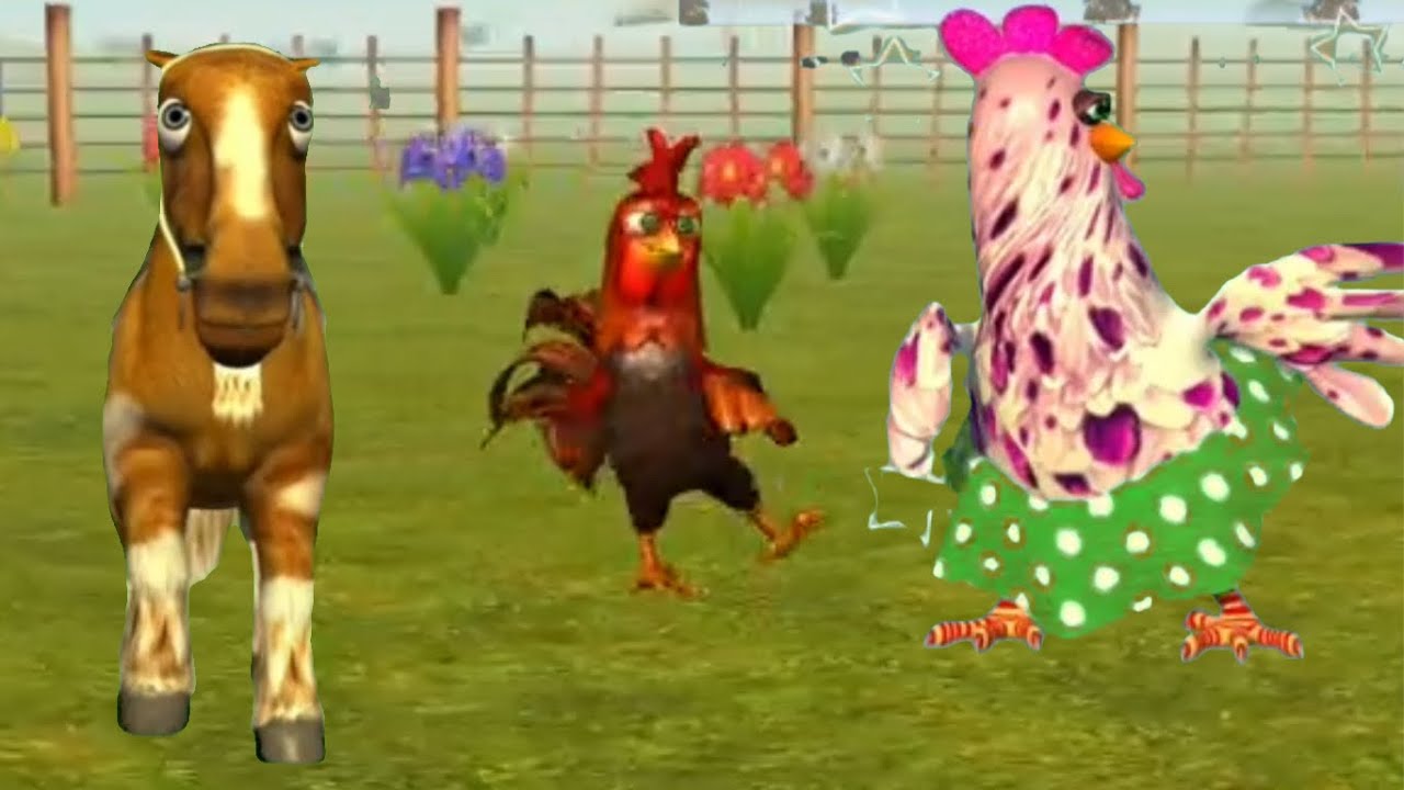 Percheron el Gallo Pinto y el Lorito Pepe bailan muy Divertido - Cavalo ...