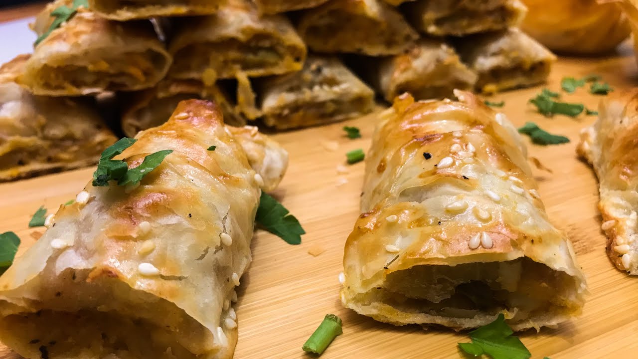 Potato Borak Recipe - Börek Using Phyllo Pastry (English) - YouTube