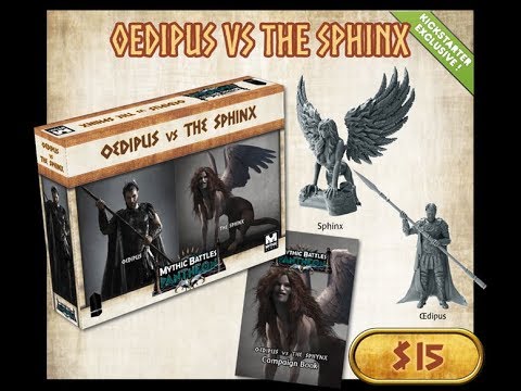 Mythic Battles: Pantheon – Oedipus Vs. the Sphinx | Board Game ...