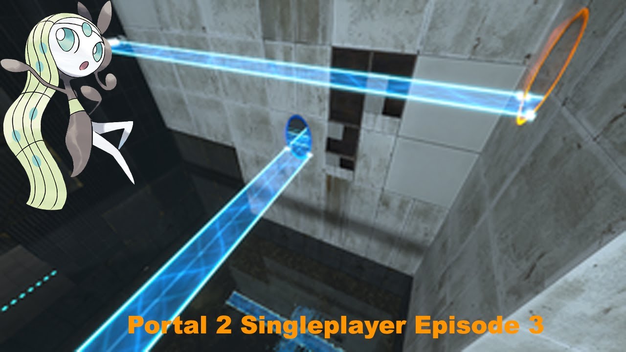 Going Through Portal 2 Again Episode [3] Light Bridges & Lasers - YouTube