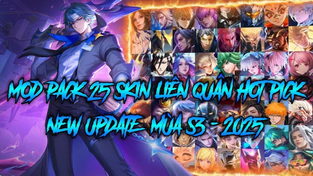 Mod Pack 25 Skin Liên Quân Sau Update 09/07 Mới Nhất Mùa S3 (2025) Ver1 | Sơn Mod - YouTube