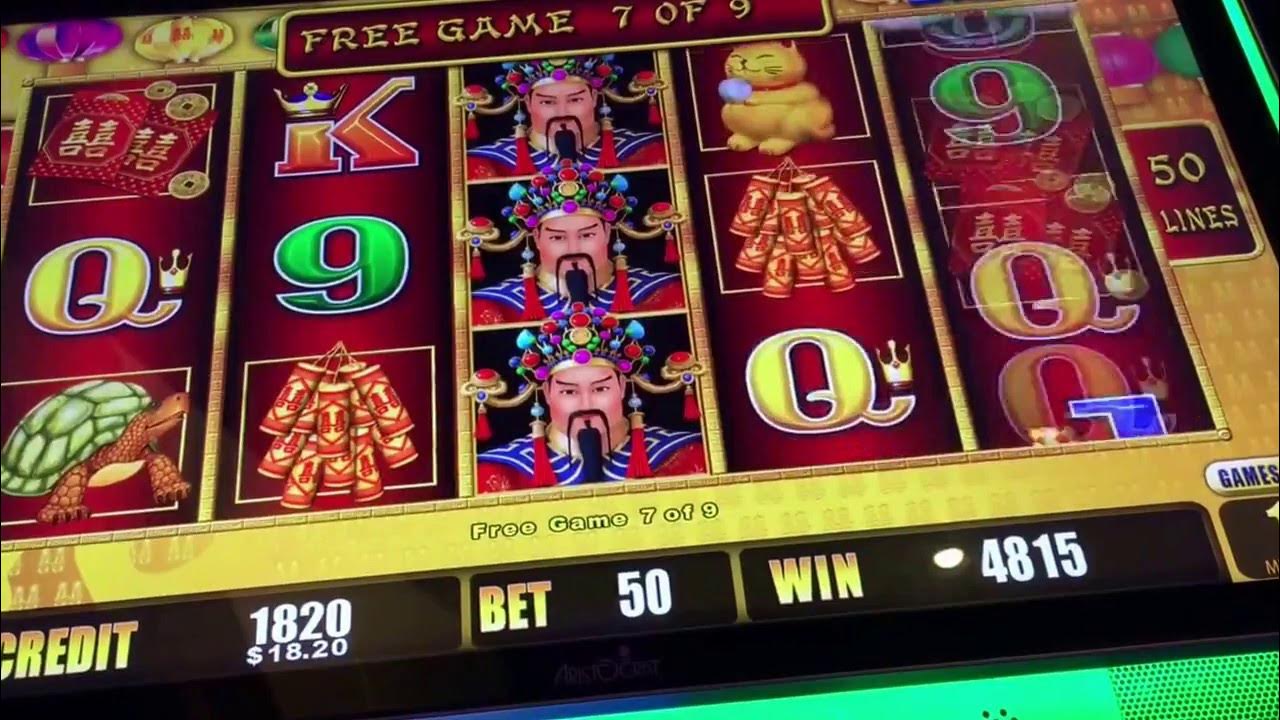 Lightning Link ~ Happy Lantern Slot Machine ~Free Spin Bonus ~ BIG WIN!!!! - YouTube