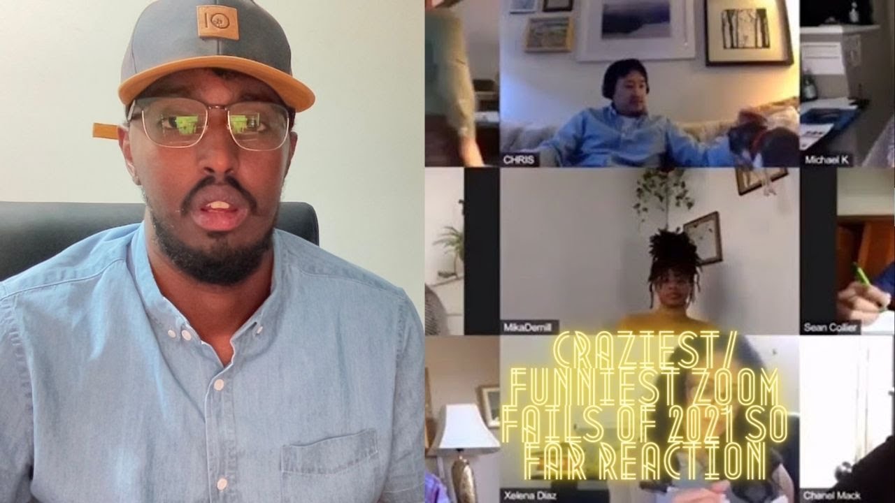 CRAZIEST FUNNIEST ZOOM FAILS OF 2021 SO FAR Reaction - YouTube