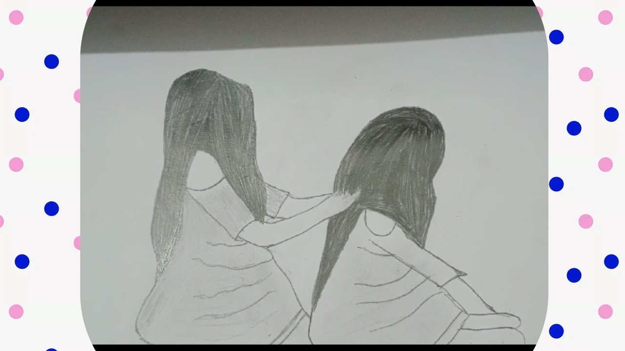 how to draw a mother and daughter drawing for beginners AMMARA ARTS ☺️💕 ...