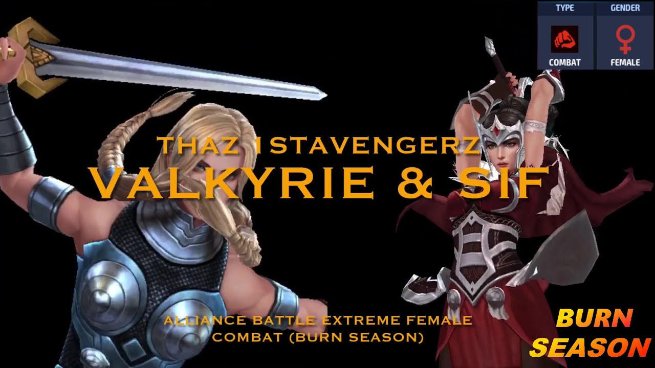 [New ABX] Valkyrie & Sif || Female Combat team 9.2m+ (Burn Season ...