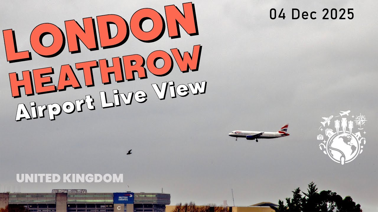 LONDON Heathrow Airport Live Stream – Watch Planes Take Off and Land in ...