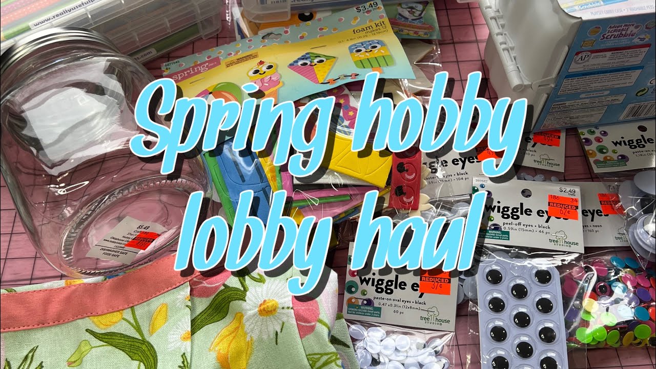 SPRING HOBBY LOBBY HAUL - YouTube