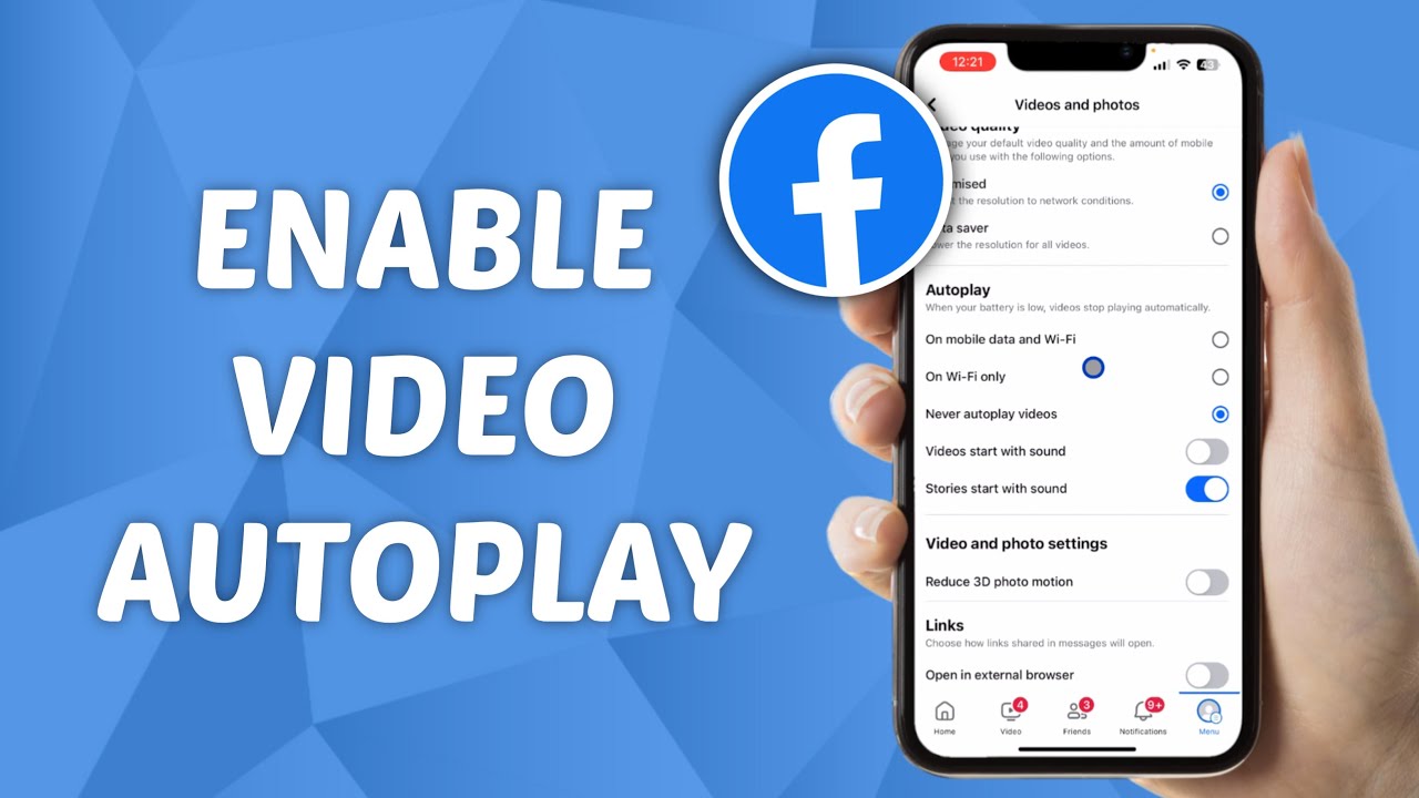 How to Turn On Video Autoplay on Facebook - YouTube