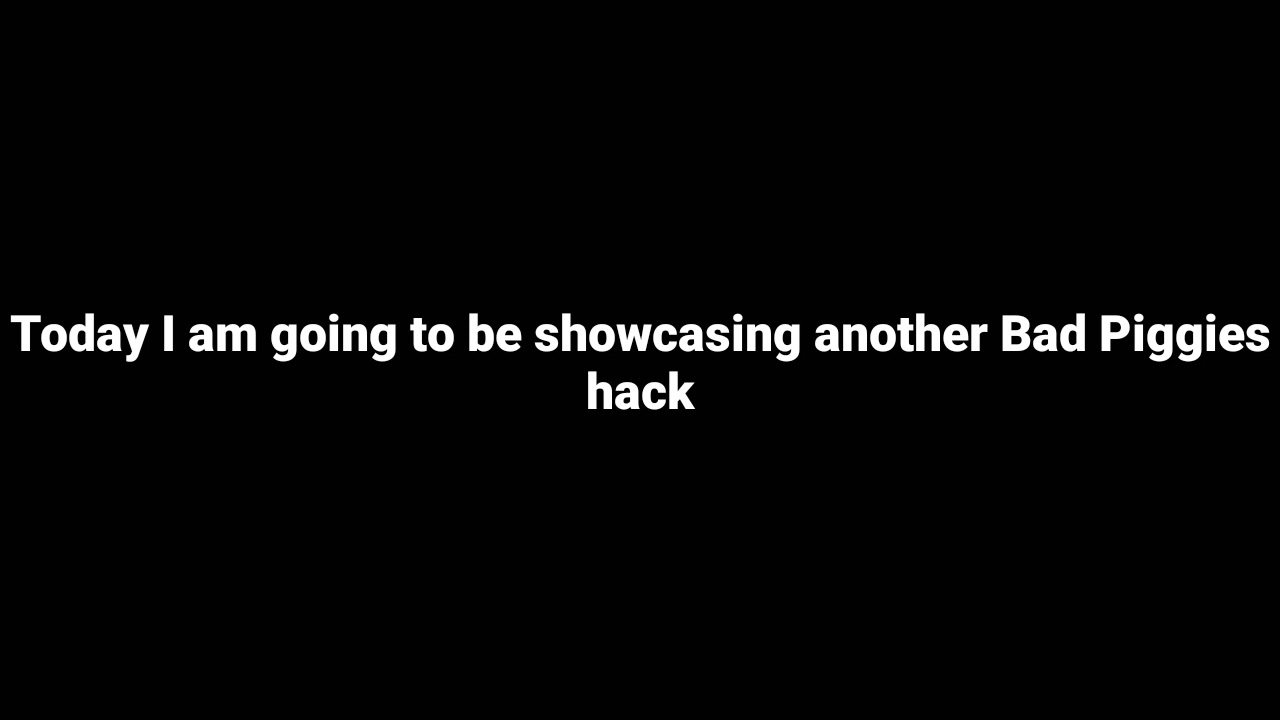 Bad Piggies Insane MOD MENU HACK (Showcase) - YouTube