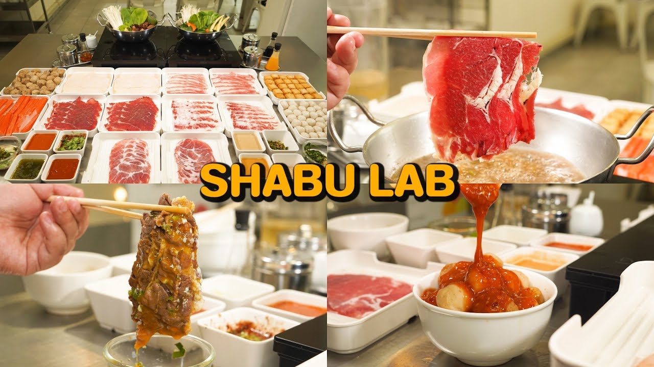 SHABU LAB น้ำซุป-น้ำจิ้ม รสชาติตามใจชอบ! #ไม่จำกัดเวลา - YouTube